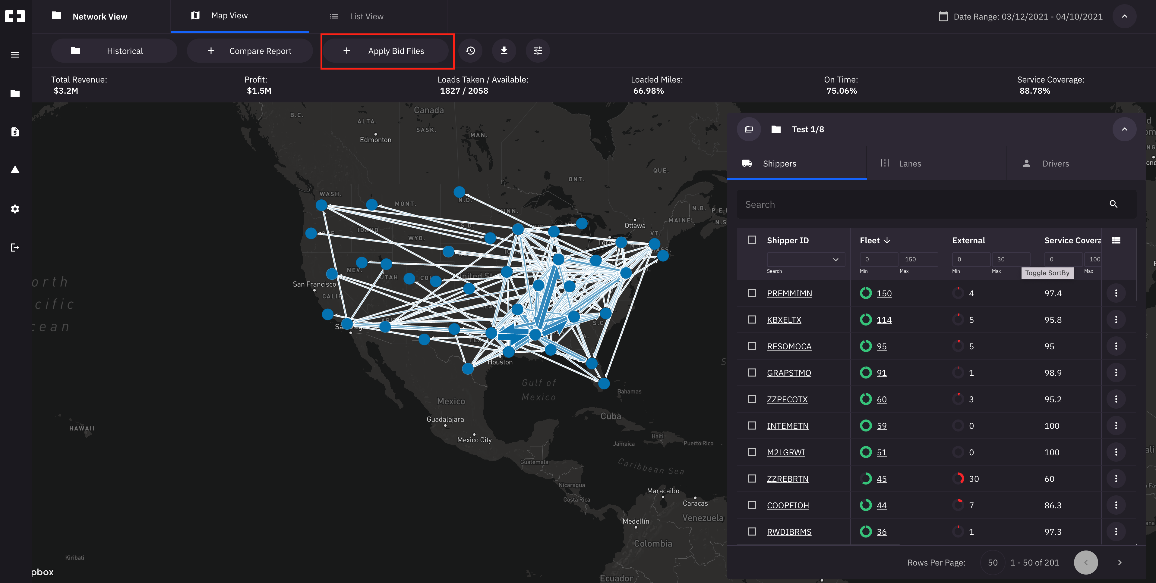 Edit Reports - Bids – Optimal Dynamics